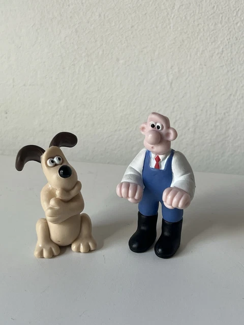 WALLACE & GROMIT 1989 Gromit Figurine Vintage Figure 2” Plastic £11.12 ...