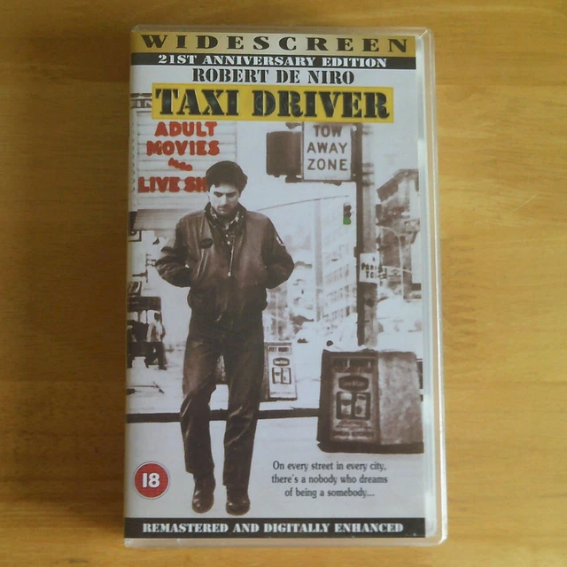 TAXI DRIVER (1976) - VHS Video - WIDESCREEN 21ST ANNIVERSARY EDITION ...