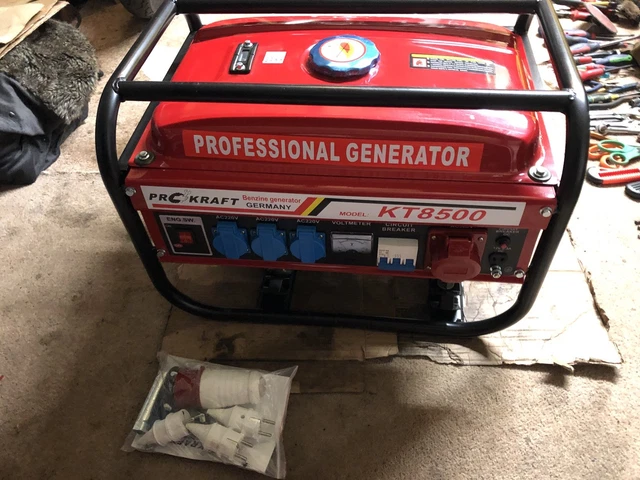 GENERATOR KT8500 X 3 240 V And X 1 380 V 3 Phase New Boxed Extras ...