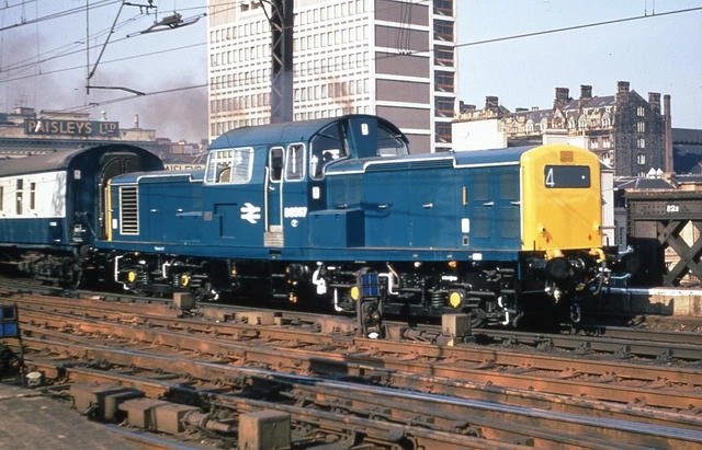 COLOUR RAIL SLIDE, DE2459, Class 17, D8507, Blue livery, Glasgow ...