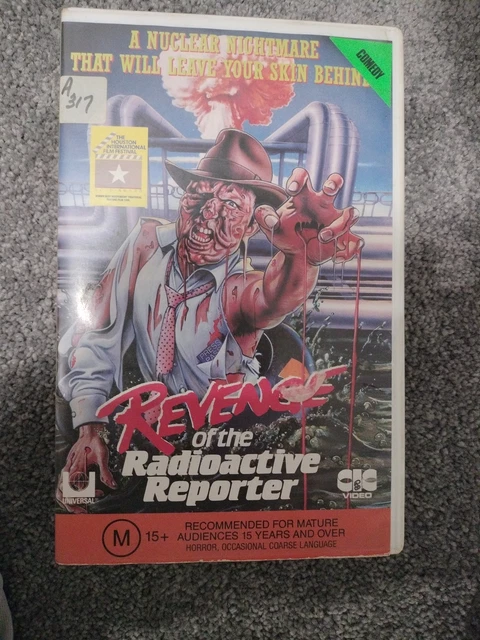 REVENGE OF THE RADIOACTIVE REPORTER VHS Horror Gore Magnum Rare Great ...
