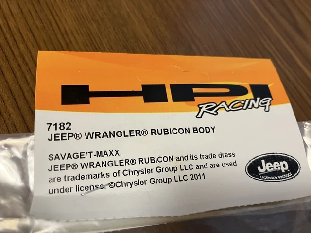 HPI JEEP WRANGLER Rubicon Body Savage #7182 Genuine RC Car Part £233.78 ...