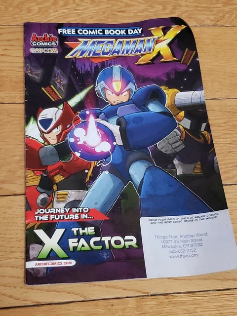 Sonic The Hedgehog Comic Origins Mega Man X Free Comic Book Day Rare 2014 £15 85 Picclick Uk