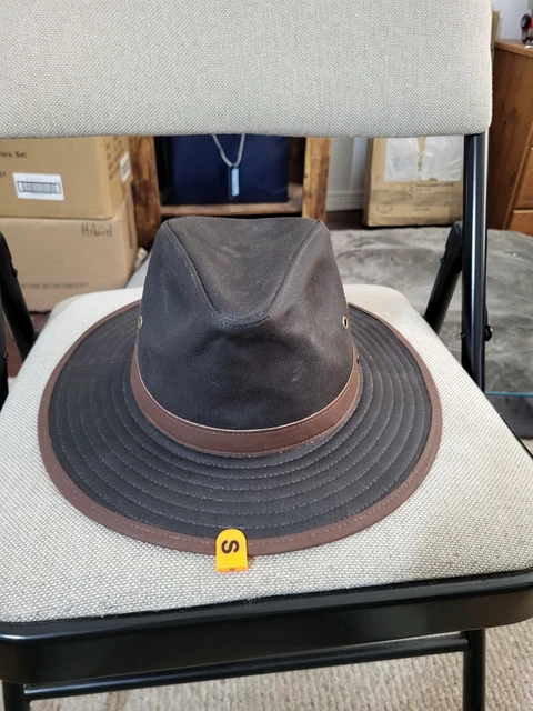 OUTBACK TRADING COMPANY Oilskin Hat 1462 Madison River SPF,Crushable ...