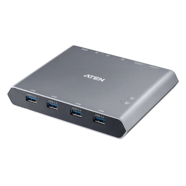 ATEN US3311 2-PORT 4K DisplayPort USB-C KVM Switch mit PD EUR 139,64 - PicClick DE