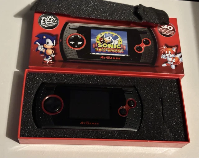 SEGA AT GAMES Portable Arcade Gamer 30 Built in Retro Games Inc Sonic ...