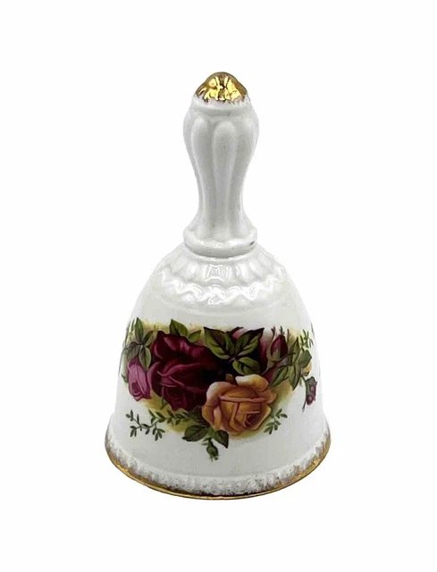 ROYAL ALBERT &OLD Country Roses" Bone China Bell - Made in England c ...