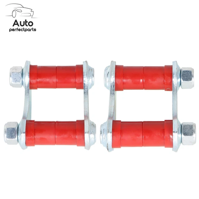 REAR LEAF SPRING Polyurethane Shackle Kit 150 210 For 55 Chevy Belair ...