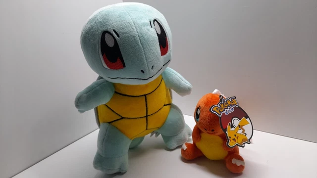 OFFICIAL POKEMON ASIA & Tomy Plush Teddys Squirtle & Charmander New ...
