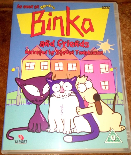 CBEEBIES BINKA AND Friends Dvd Steven Tompkinson Rare 46 Minutes Kids ...