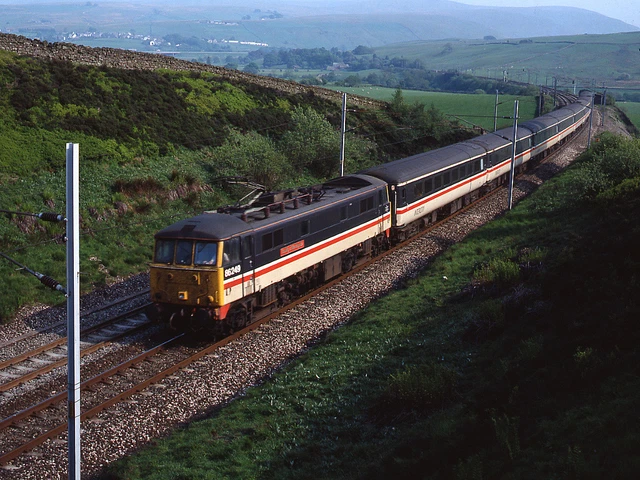 PHOTO 1992 Class 86 Electric Loco At Greenholm 1992 (1) A Class 86 ...