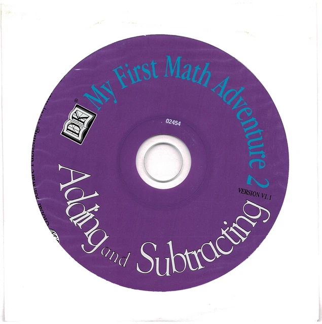 DK MY FIRST Math Adventure 2 Adding and Subtraction Pc New Cd Rom In ...