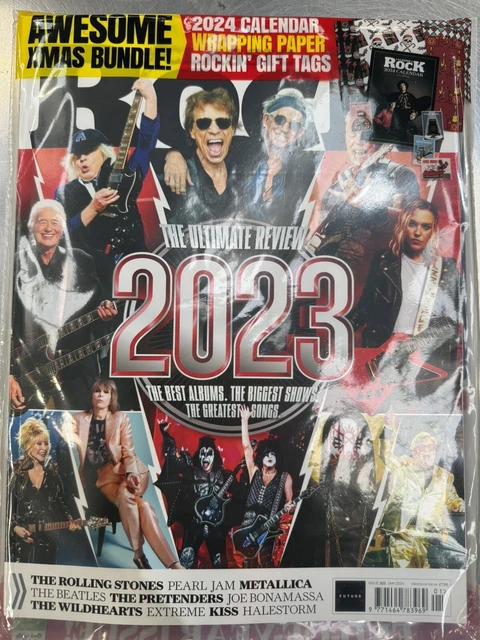 CLASSIC ROCK MAGAZINE Jan 2024 The Ultimate Review + Calendar ...