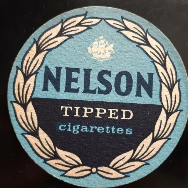 ALTER BIERDECKEL REKLAME Nelson Zigaretten cigarettes tobacco EUR 1,50 ...