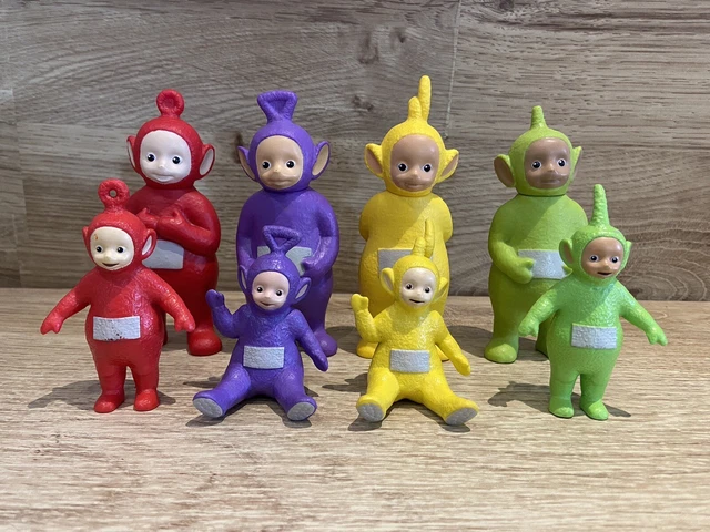 8 TELETUBBIES FIGURES Laa-Laa Tinky-Winky Dipsy Po 5” And 3.5” Tall £14 ...