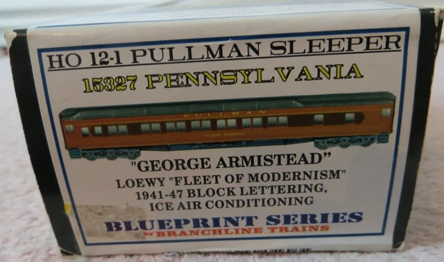PULLMAN SLEEPER HO12-1 ~ George Armistead Branchline Blueprint 15327 ...