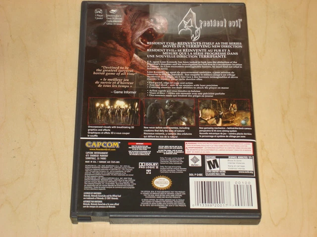 NINTENDO GAMECUBE GC - RESIDENT EVIL 4 - Complete 2 DISCS $47.95 ...