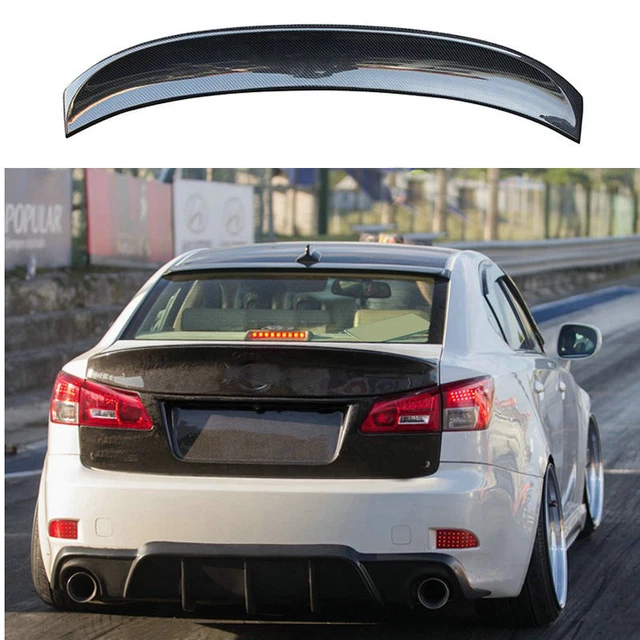 CARBON FIBER REAR Trunk Boot Spoiler Wing For LEXUS IS250 IS350 ISF ...