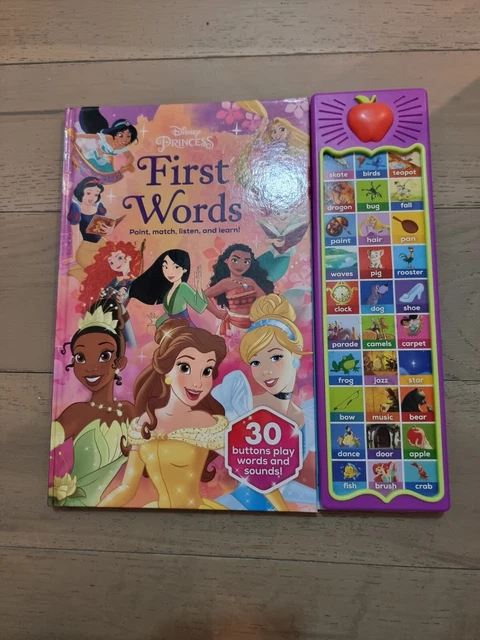 DISNEY PRINCESS: FIRST Words Sound Book 9781503757868 - Free Tracked ...