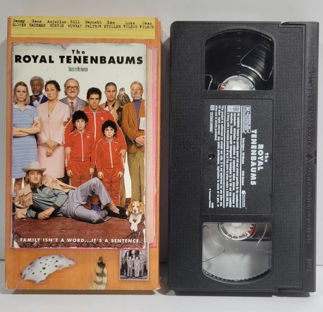 THE ROYAL TENENBAUMS VHS 2001 Wes Anderson Comedy Touchstone ...