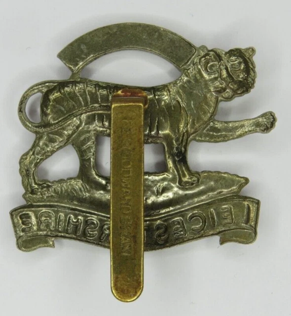 WW1 / WW2 British Army 1st Volunteers Battalion LEICESTERSHIRE Cap Badge £14.50 - PicClick UK