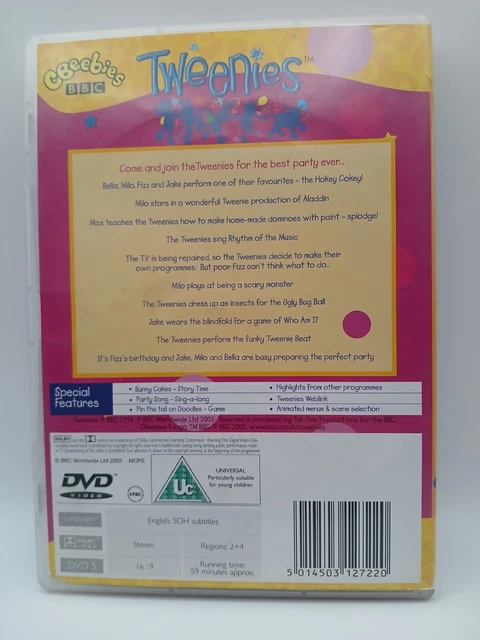 TWEENIES PARTY, GAMES, Laughs And Giggles Cbeebies Dvd Uk £9.12 ...