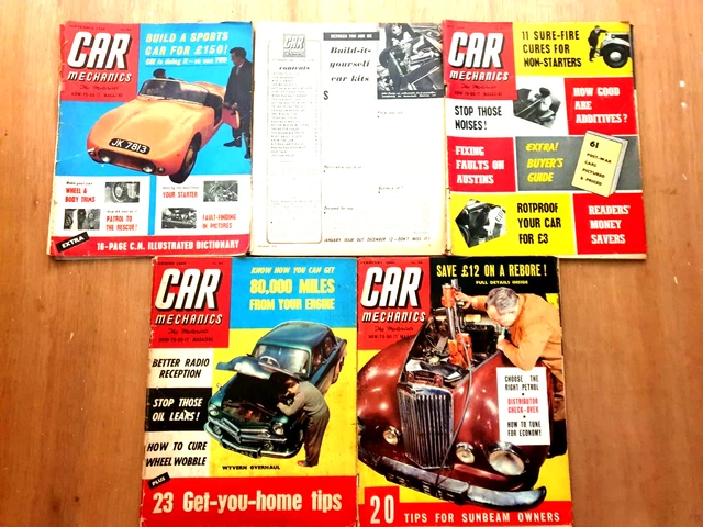 VINTAGE CAR MECHANICS Magazines (23) 1958-1964 £52.70 - PicClick UK