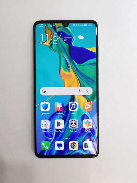 HUAWEI P30 ELE-L29 - 128 Go - 6 Go - Débloqué - Double Sim - Aurora ...