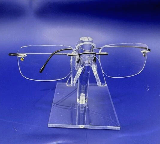 SILHOUETTE SILVER RIMLESS Hingeless Eyeglasses Frames 5515 70 7110 19 ...