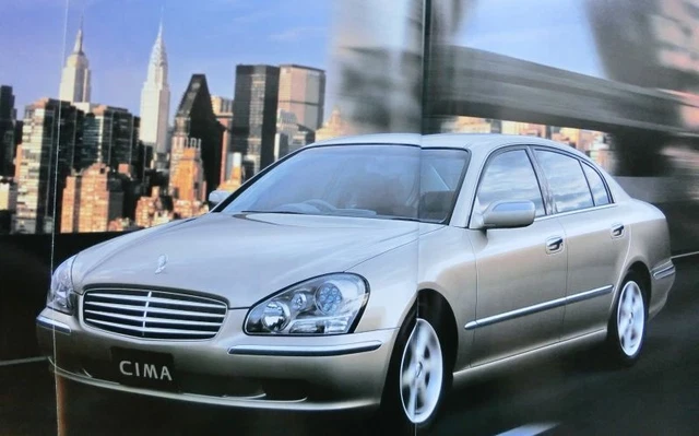 NISSAN CIMA 4TH Generation Early Model F50 Catalog 2001 Total 65 Pages ...