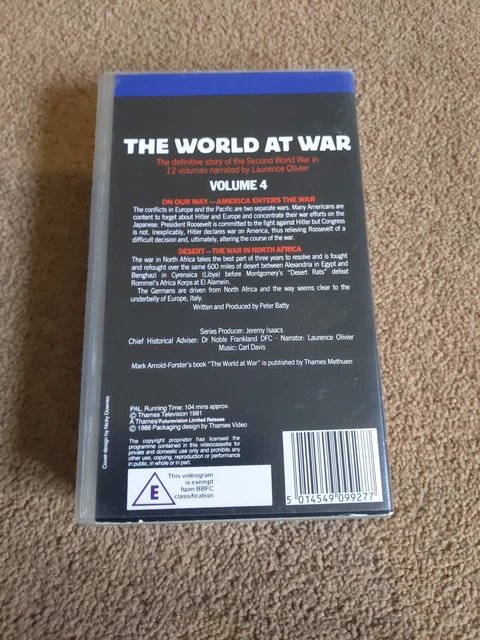 THE WORLD AT War VHS Thames Video Collection Vol 4 £2.00 - PicClick UK