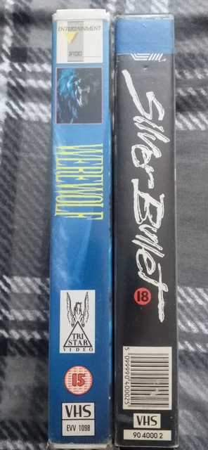 SILVER BULLET & Werewolf VHS Big Box Ex Rental Bundle X 2 VHS Horror £ ...