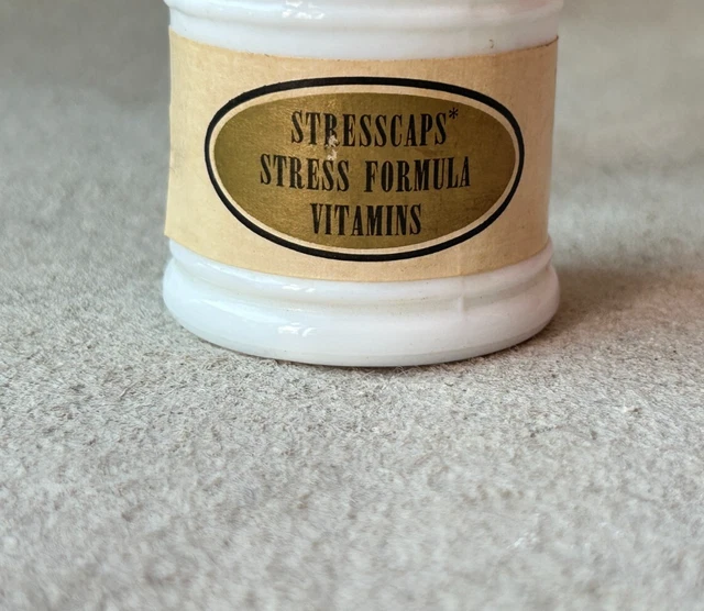 VINTAGE ANTIQUE LED Milky Empty Glass Pharmacy Bottle / Jar ...