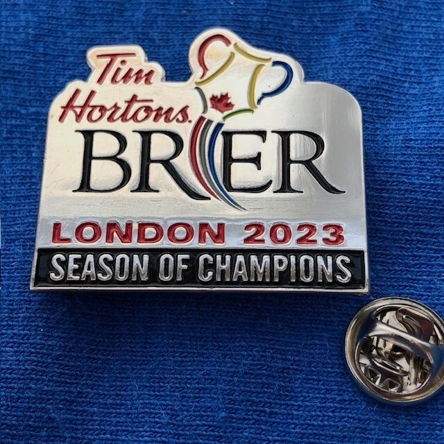 CURLING PIN, 2023 Tim Hortons Brier Season of Champions pin from London ...