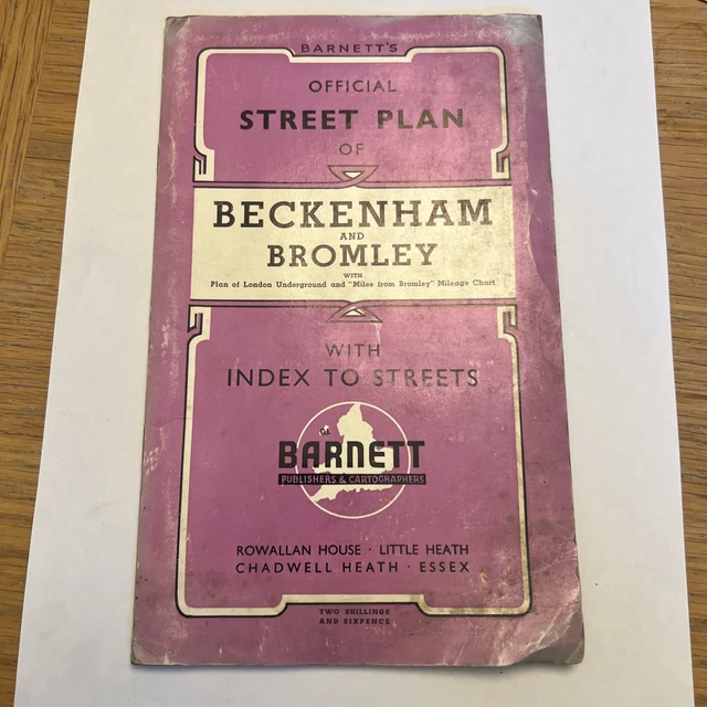VINTAGE BARNETT’S STREET Plan of Crawley Road Maps of Sussex Pre ...