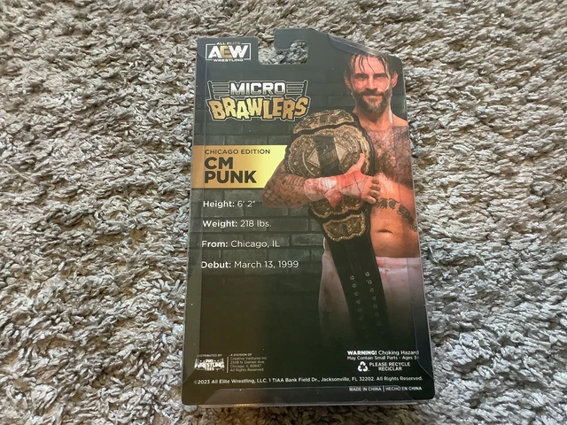 WWE AEW CM Punk Micro Brawler Pro Wrestling Crate Pro wrestling Tees ...