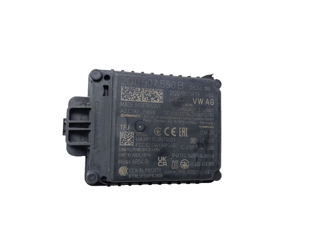 VOLKSWAGEN POLO MK6 Front Radar Sensor Distance Sensor 2Q0907550B 2024 ...