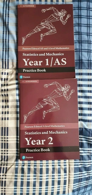 PEARSON EDEXCEL AS and a level stats and mechanics practice books $26. ...