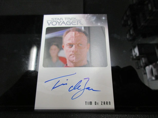 STAR TREK VOYAGER Heroes & Villains Tim De Zarn as Yediq Autograph ...