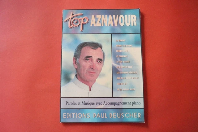 CHARLES AZNAVOUR - Top Aznavour (Older Edition). Songbook (11318 ...
