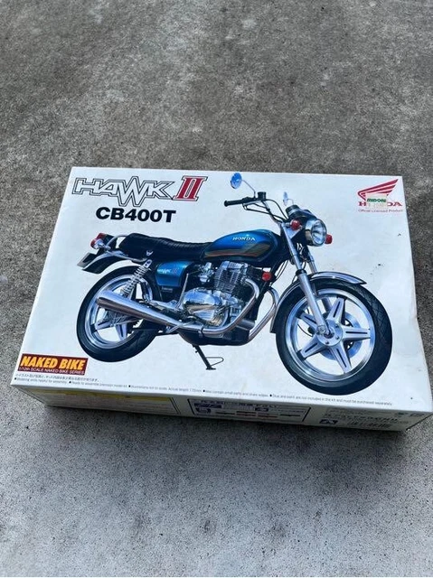 AOSHIMA 1/12 THE Bike No.15 HONDA CB400T HAWK-II 1977 Model kit JAPAN ...