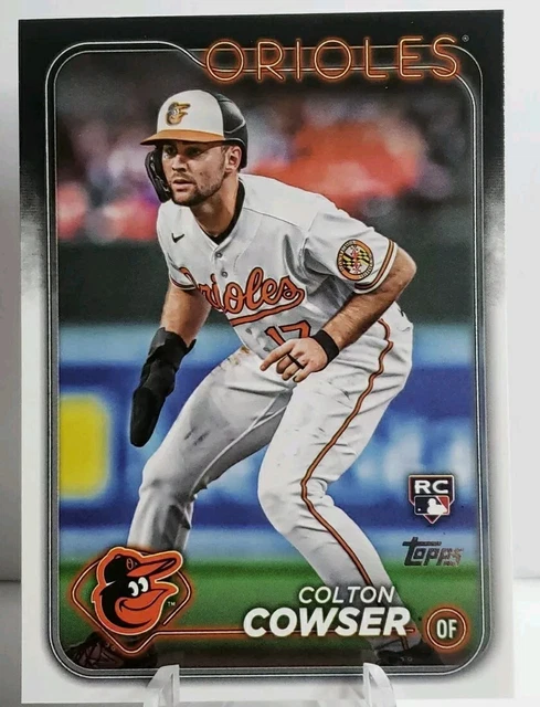 2024 TOPPS SERIES 1 RC Colton Cowser #257 recrue Baltimore Orioles EUR ...