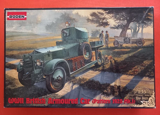 1:35 BRITISH ARMOURED Car Pattern 1920 Mk.II Roden 801 EUR 34,50 ...