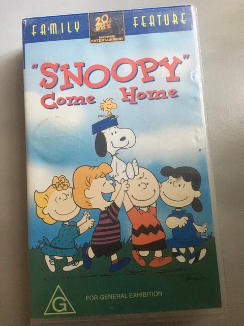 SNOOPY VHS Home Video Library , Charlie Brown Snoopy Classic Bundle X2 ...