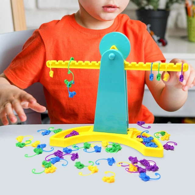 EARLY LEARNING SCALE Stem Early Learning Monkey Balance Counting Toys ...