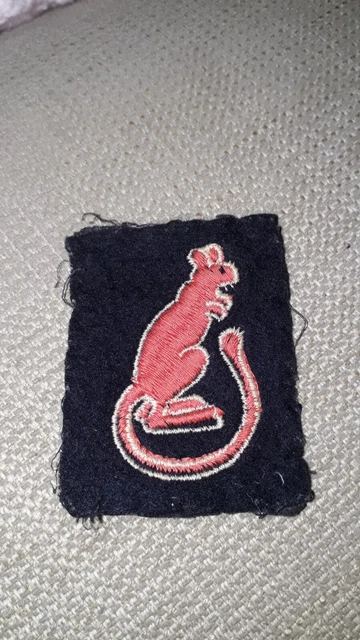 WW2 BRITISH ARMY 7Th Armoured Brigade Desert Rats Patch Orginal $88.28 ...