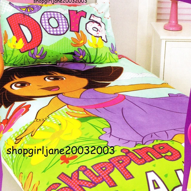 DORA THE EXPLORER Skipping into Adventure - Double/US Full Bed Quilt ...
