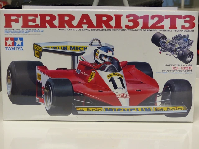 TAMIYA 1/20 FERRARI 312T3 Grand Prix Collection n°10 J312T3 - RP_2899 ...