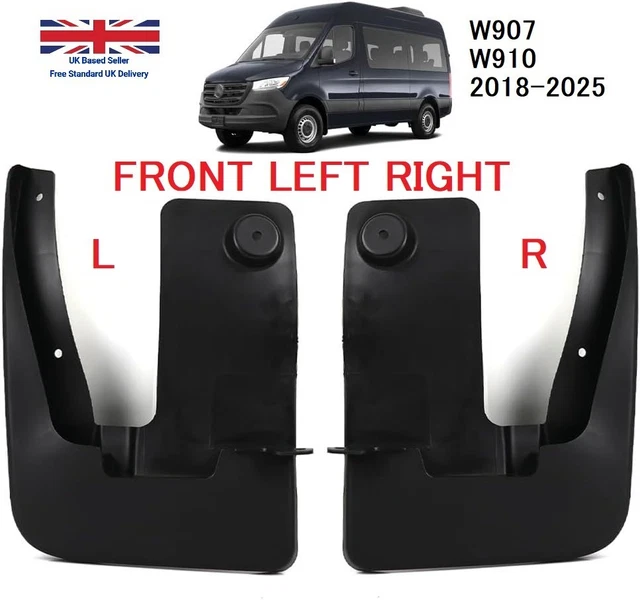 GENUINE MERCEDES SPRINTER Front Mudguard Splash Guards Pair 2018-2025 ...