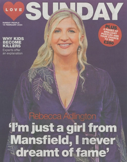 LOVE SUNDAY REVUE : Rebecca Adlington, Cindy Crawford, Elizabeth II, 18 ...